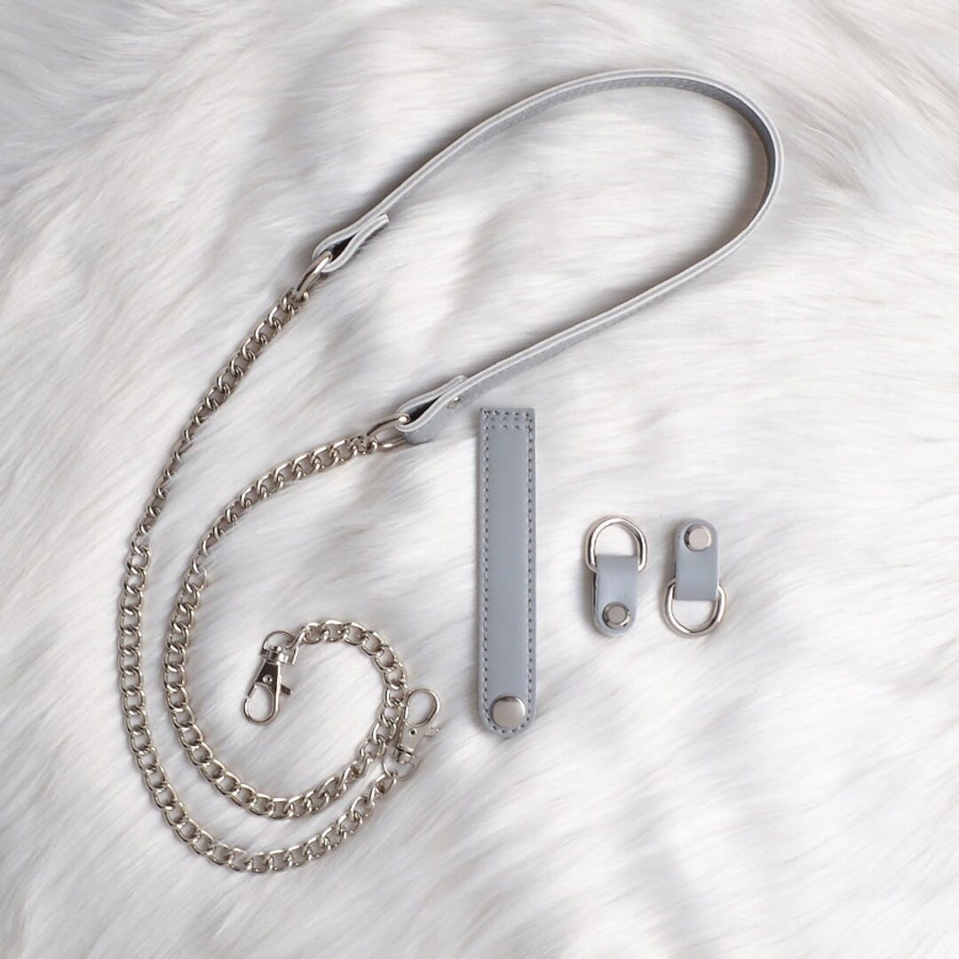 Set of Eco Leather for Shell Bags, Tie a Bag With a Buckle, Loops With ...