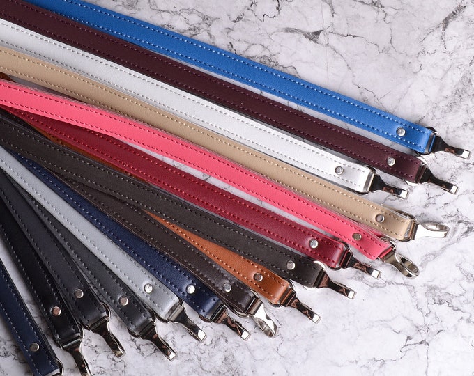 Purse Handles Leather Handles for Baskets Crochet Handles | Etsy