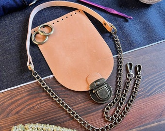 Leather Patch for Backpack, Diamond Leather Sewn Square Patch Rhombus ...