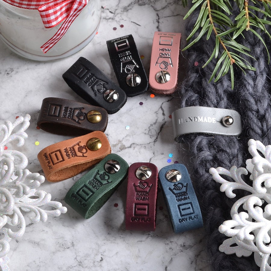 Handmade Tags, Hand Wash Sign Tags, Dry Flat Sign, Tag for Knitting ...