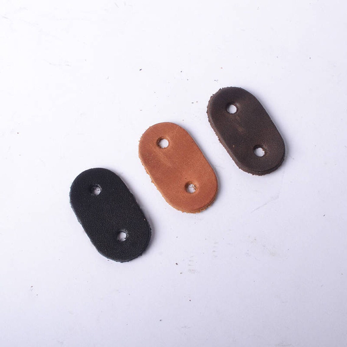 Leather Stopper, Drawstring Leather, Two Holes Pig Nose Leather Cord ...