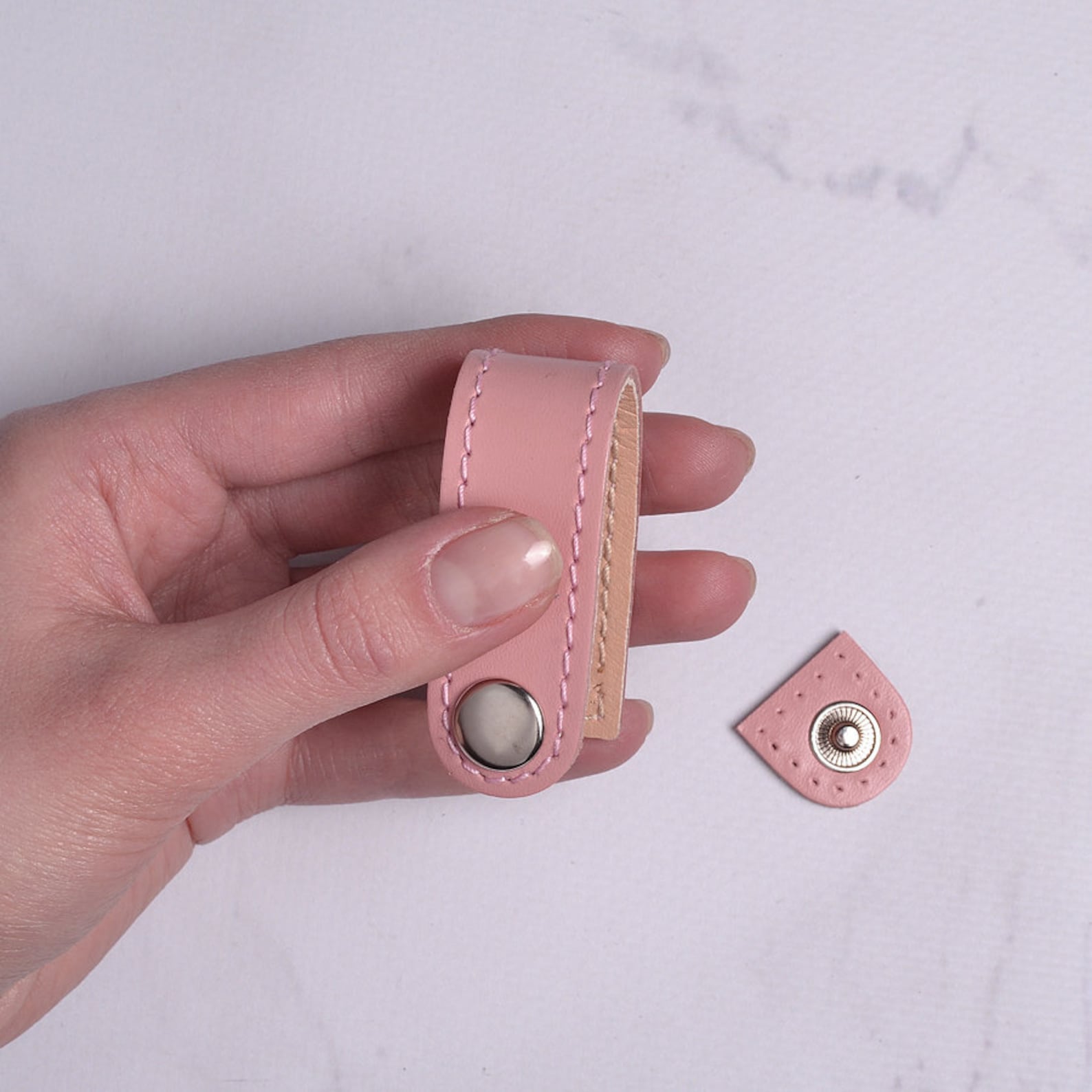 Leather Bag Clasp for Knitting, Flap for Shell Bag, Flap With Button ...
