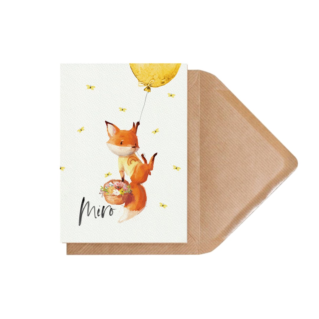 Birth Card MIRO - Etsy