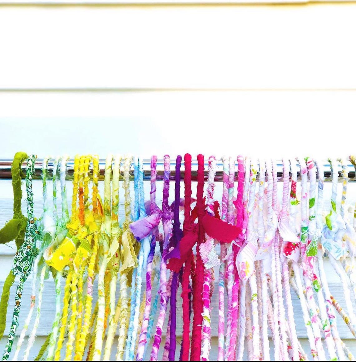 Handmade Vintage Fabric Shabby Chic Covered Wrapped Clothes Clothing ...