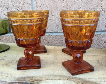 Amber goblets | Etsy