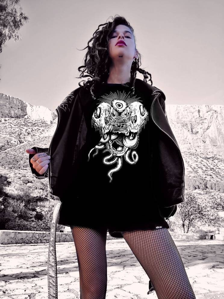 Rotten Halo Alternative Silkscreen Printed T-shirt, Censorship Hand ...