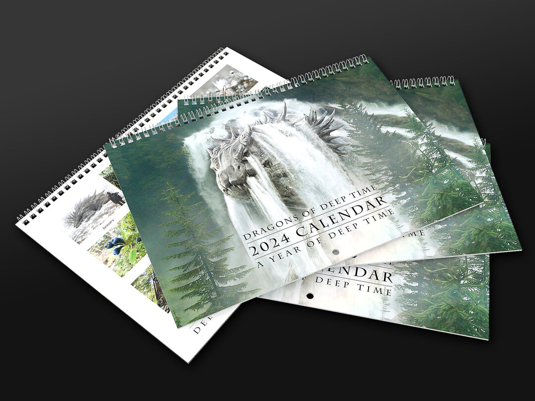 2024 Calendar a Year of Deep Time - Etsy UK