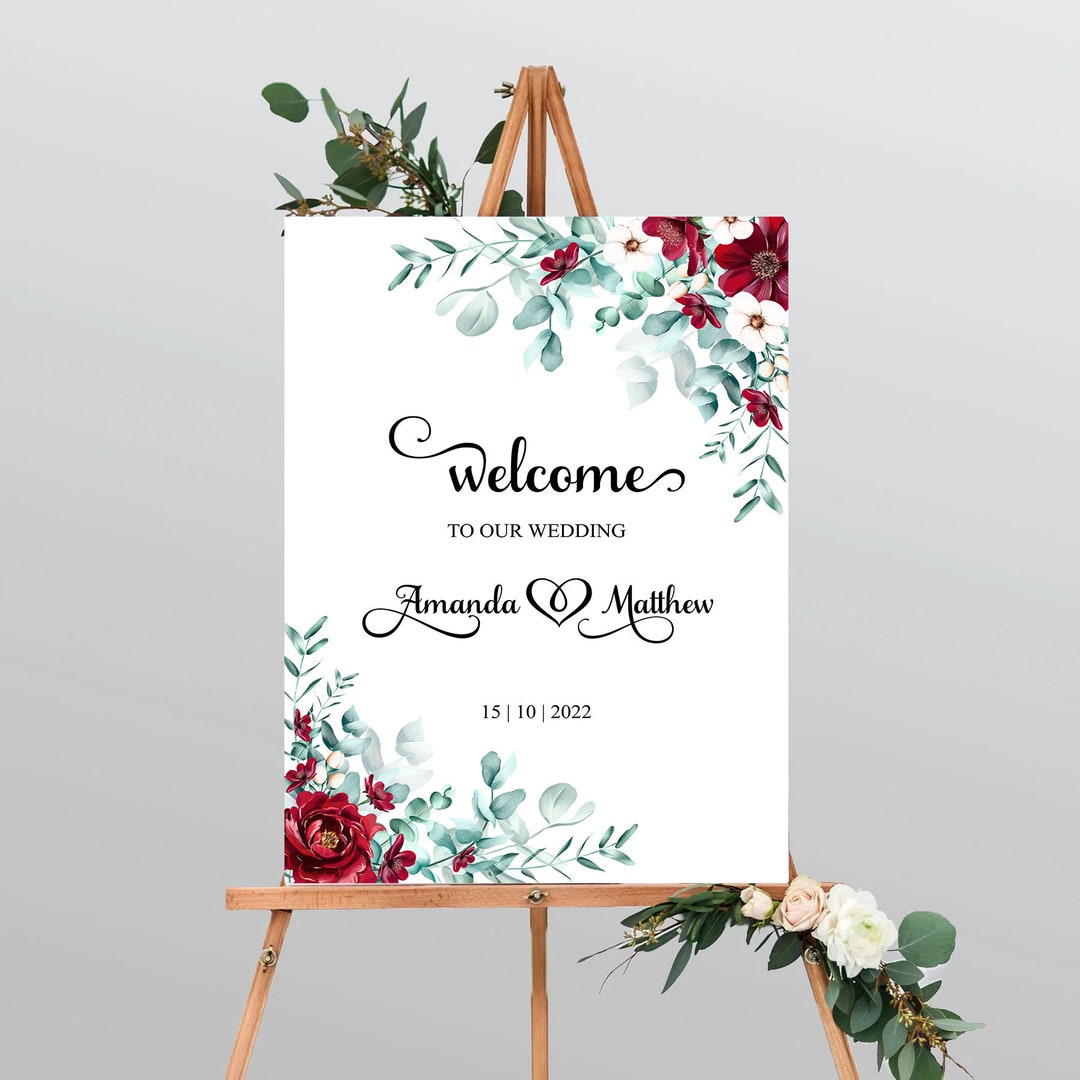 Personalised Welcome Sign A1 A2 A3 or A4 Personalised - Etsy