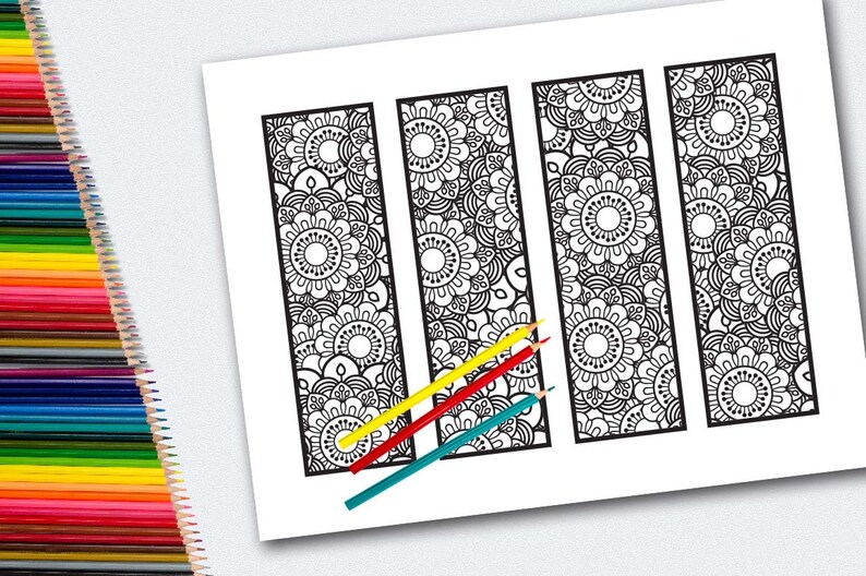 Printable Coloring Bookmarks Pdf