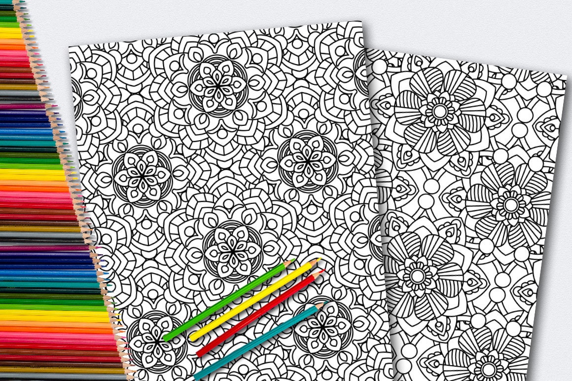 50 Coloring Printable Pages - Etsy