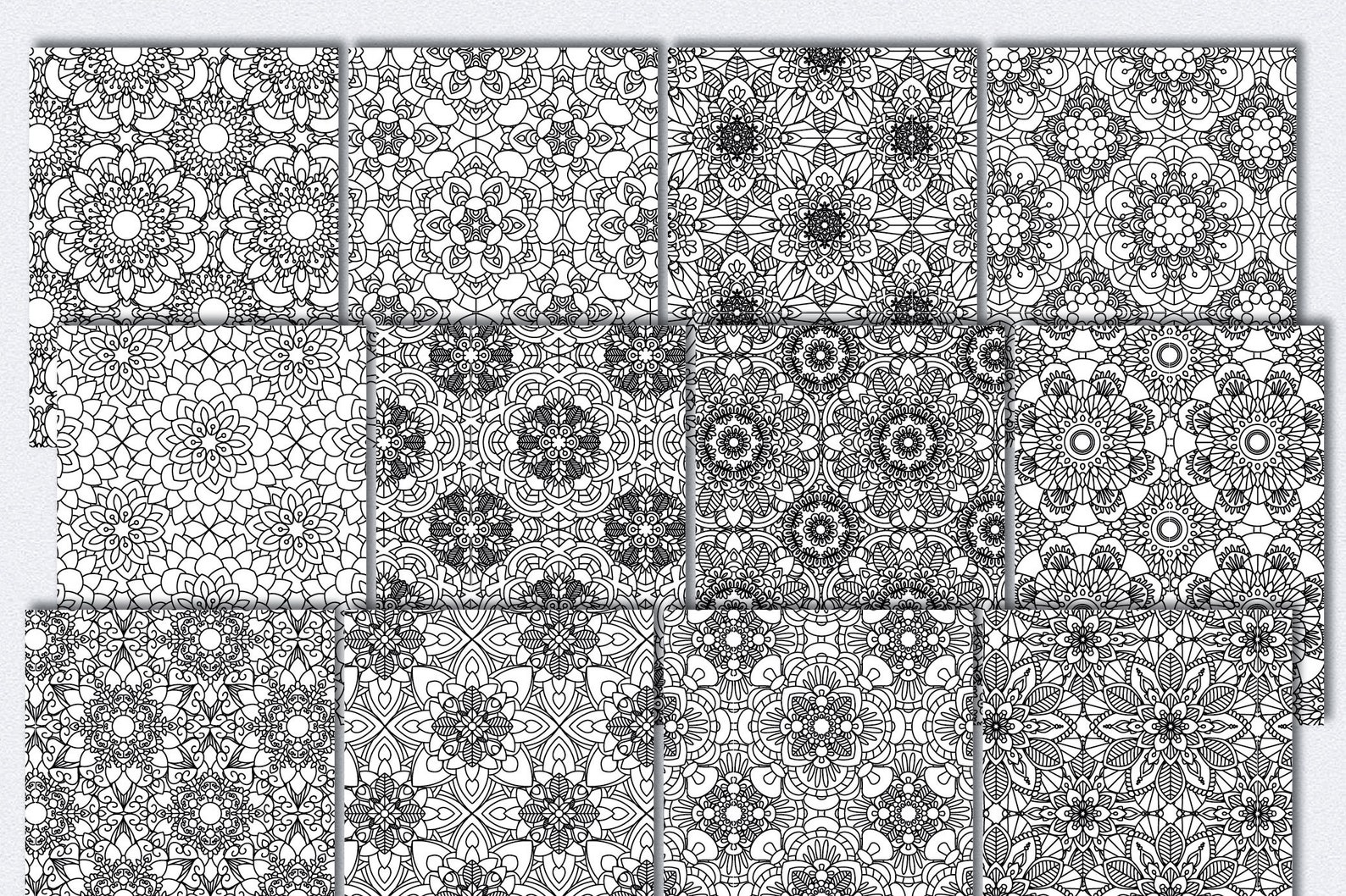 50 Coloring Printable Pages | Etsy