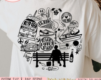 Bubba Gump Cut File - Etsy