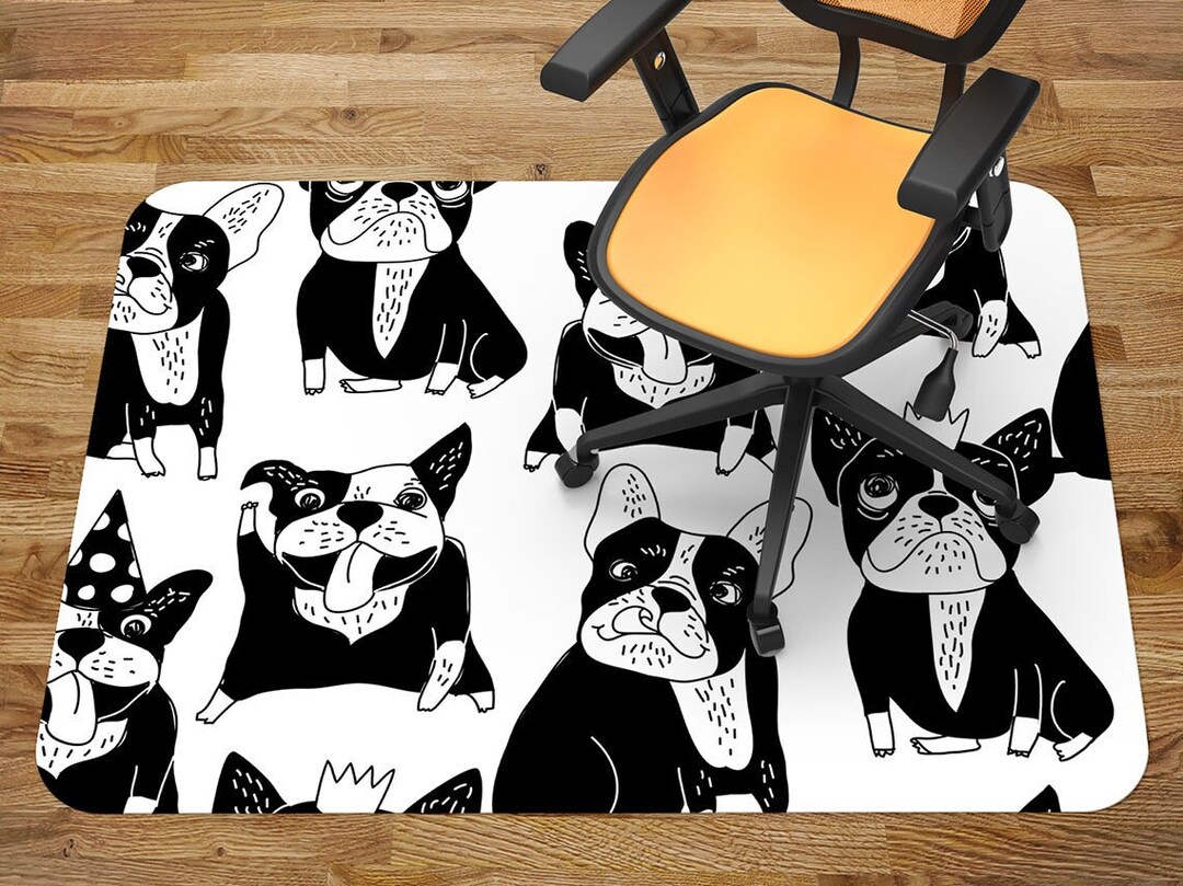 Chair Mat Happy Dogs Chair Mat, Premium Quality Print, Waterproof Mat ...