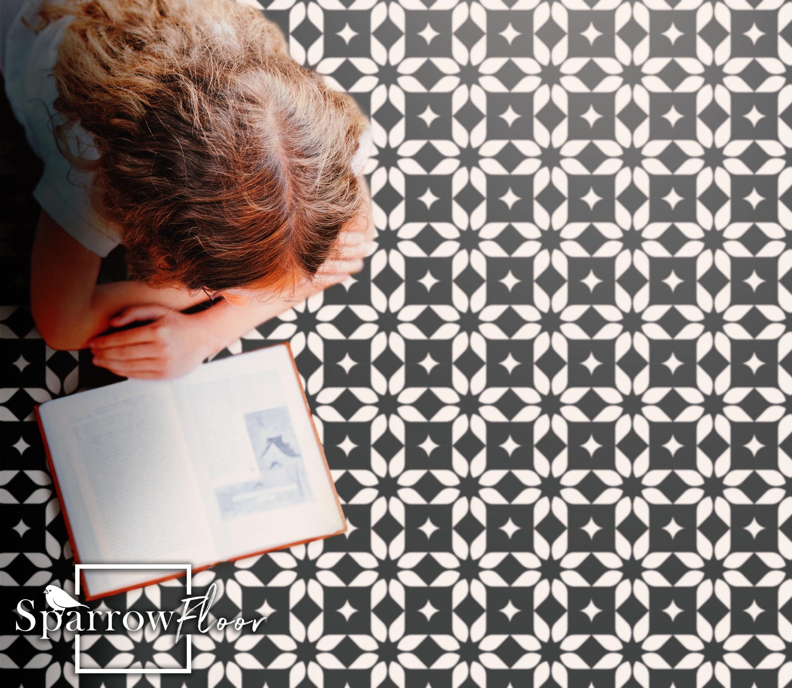 Lotus Vinyl PVC Flooring, Linoleum Flooring, Tile Vinyl Floors, Floor ...