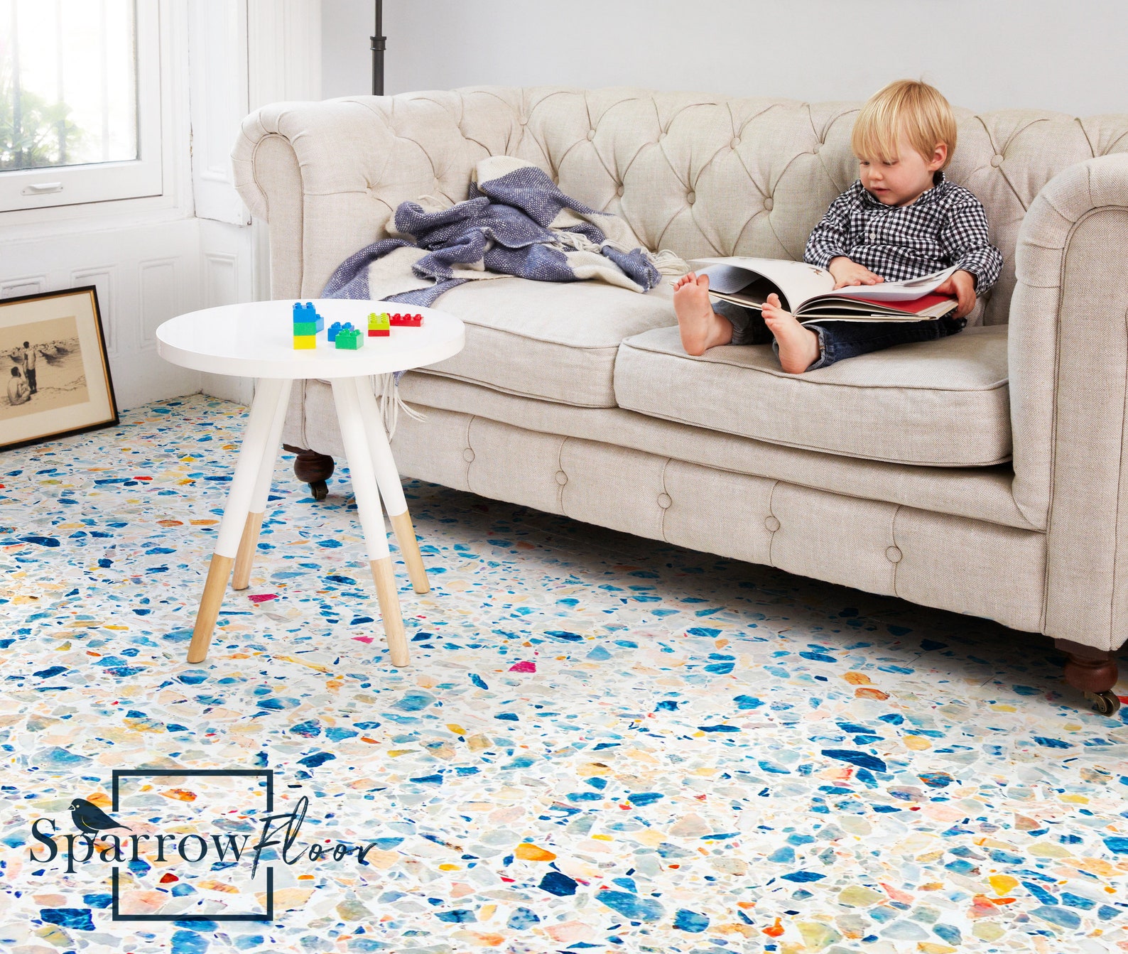 Venice Vinyl PVC Flooring, Minimalistic Flooring, Stone Pattern, Floor ...