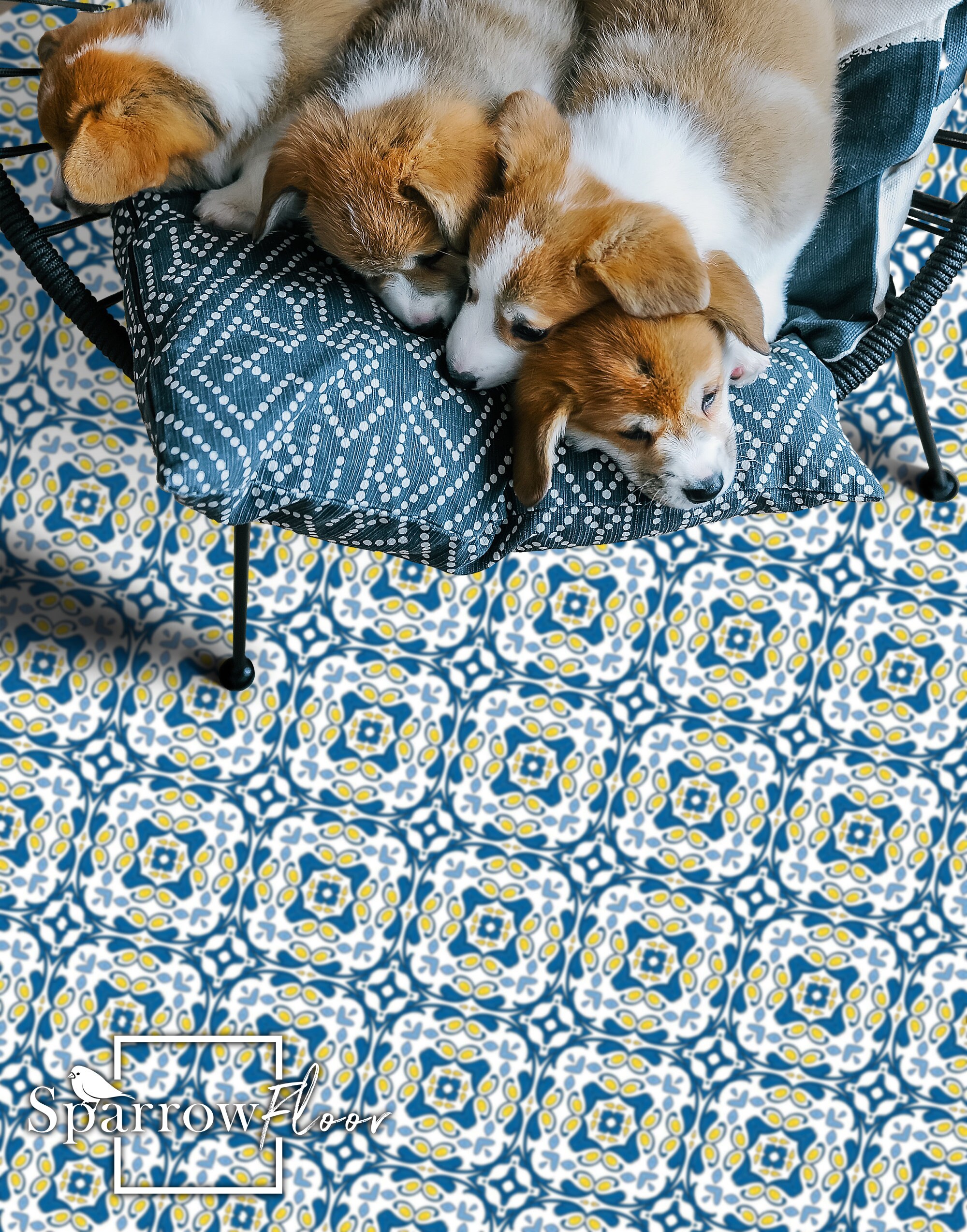 Lisbon Vinyl PVC Flooring Tile Pattern Tile PVC Floor Floor | Etsy