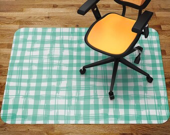 Plaid Office Chair - Etsy