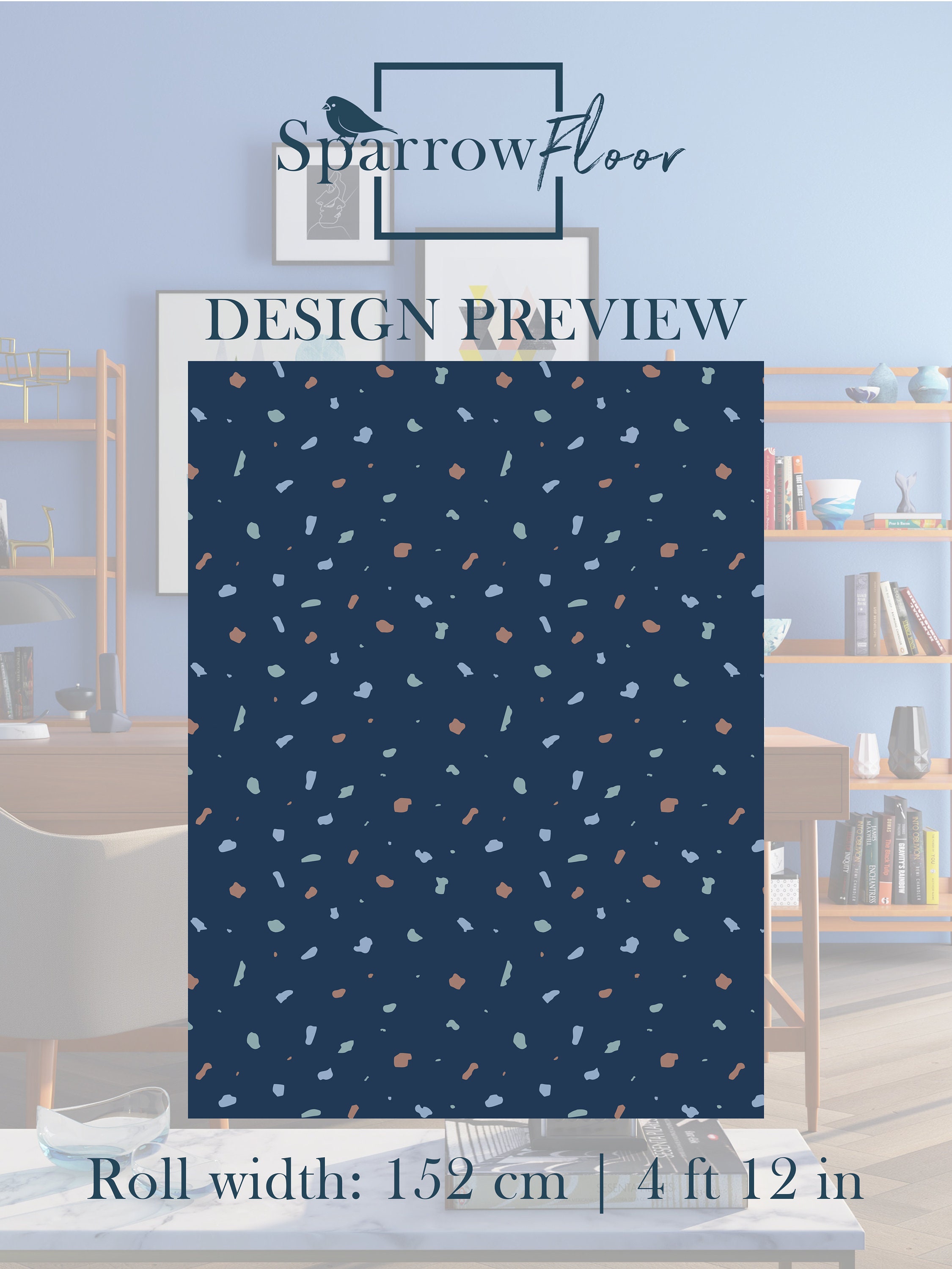 Fleck Vinyl PVC Flooring, Linoleum Flooring, Geometric Floors, DIY ...