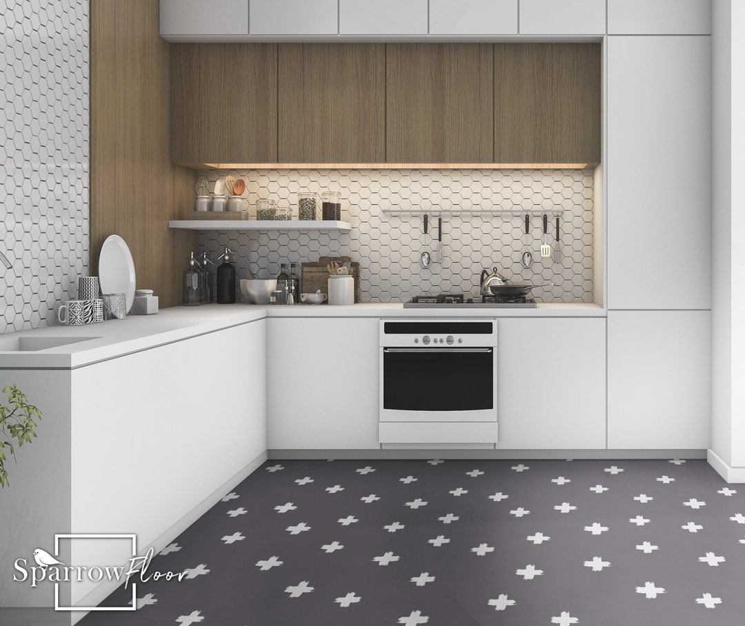 Cross Vinyl PVC Flooring, Scandinavian Vinyl Flooring, Designer Floor ...