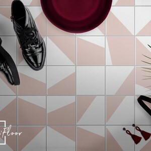 Zoe Vinyl PVC Flooring, Boho Floor Covering, Azulejos Floor Decor, DIY ...