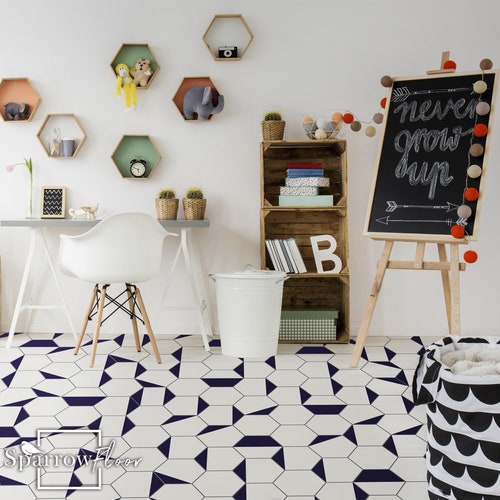 Zoe Vinyl PVC Flooring Boho Floor Covering Azulejos Floor - Etsy