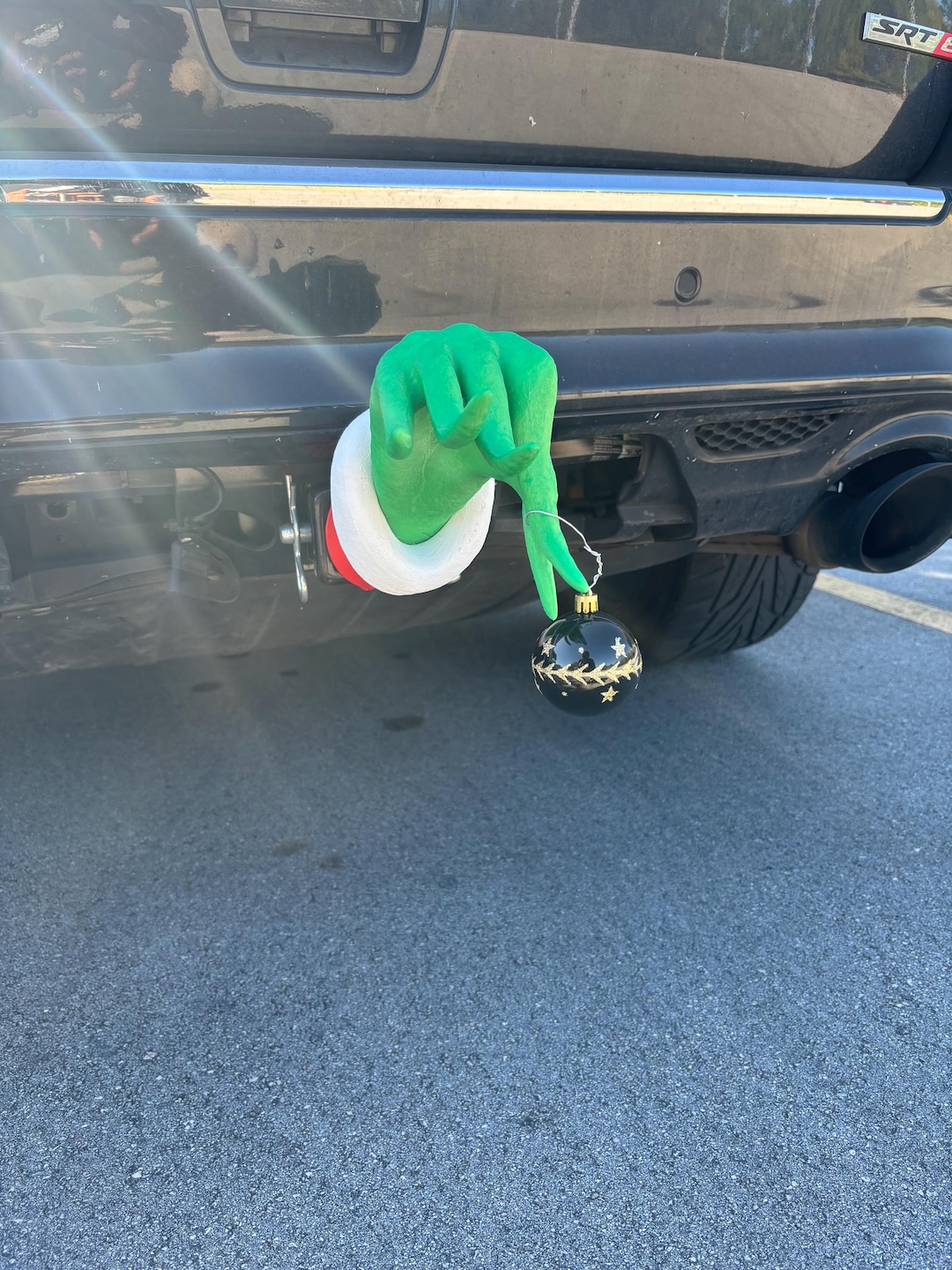 The Grinch Hitch | 3D Printed Grinch Hand Hitch Cover - Etsy