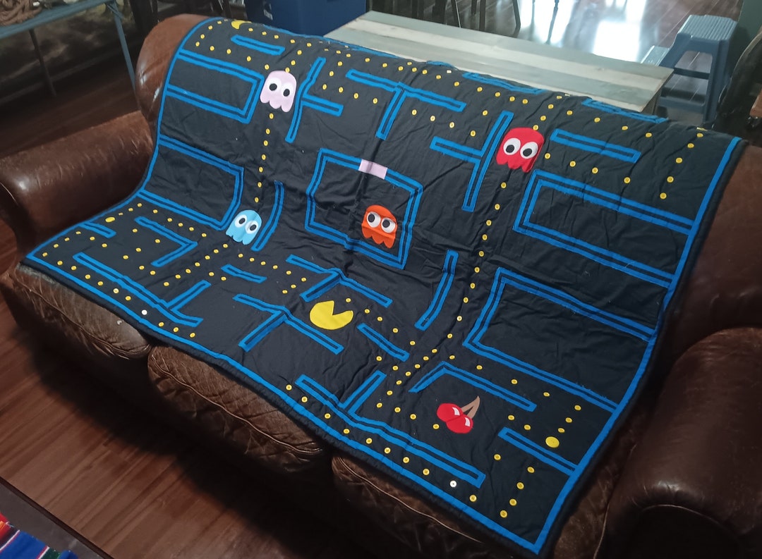 Pac Man Quilt - Etsy