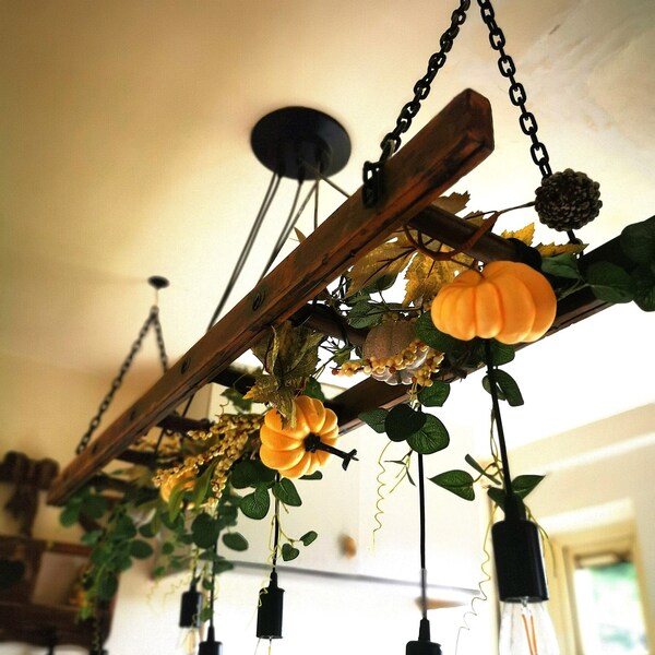 Rustic Pendant Light - Etsy