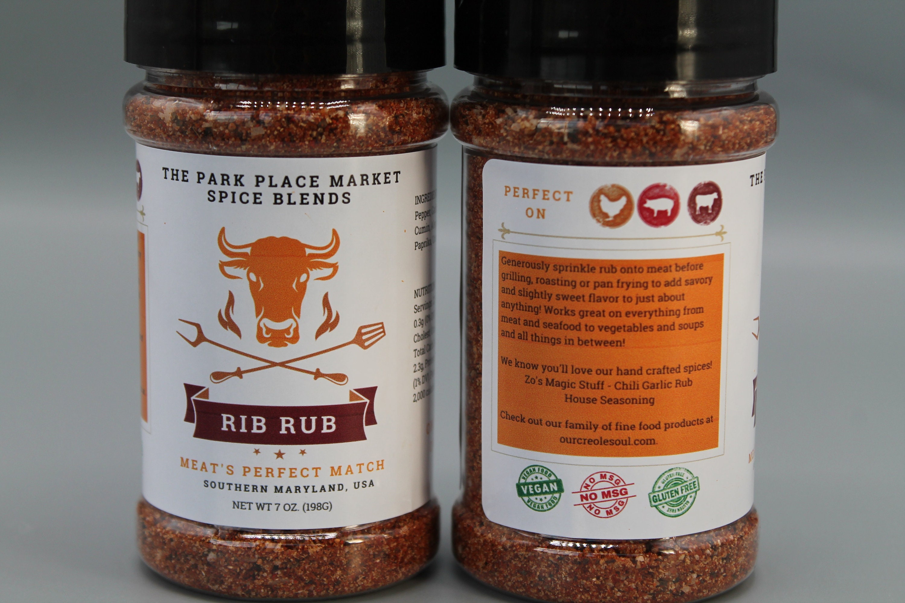 The Park Place Market Spice Blends: Rib Rub, Handmade Foodie Gift ...