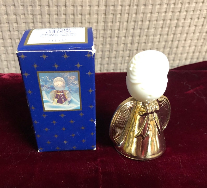 Avon Golden Angel Cologne Bottle - Etsy