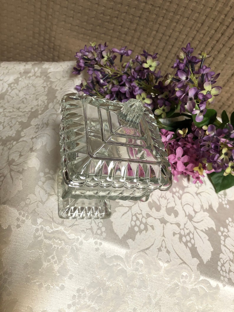 Small Jeanette Glass Candy Dish - Etsy