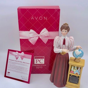 Avon Mrs. Albee Porcelain Lady Figurine - Etsy