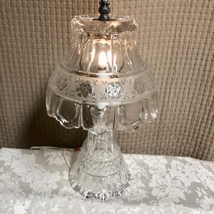 Crystal Table Lamp - Etsy