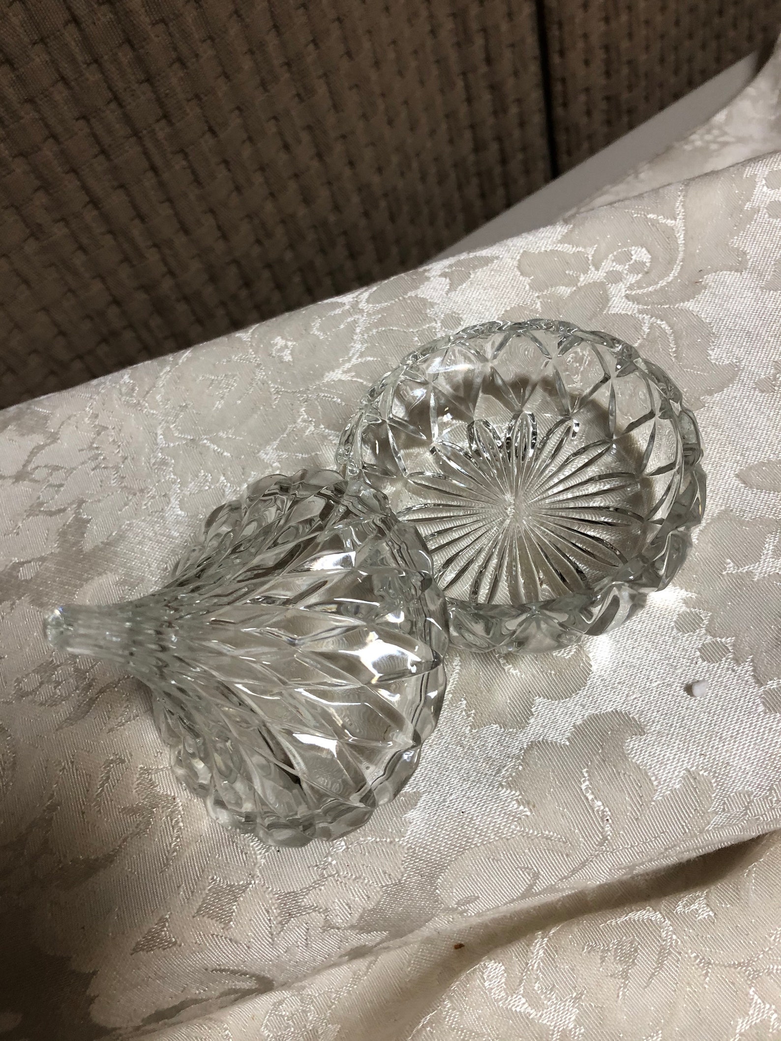 Glass Candy Kiss Jewelry Box - Etsy