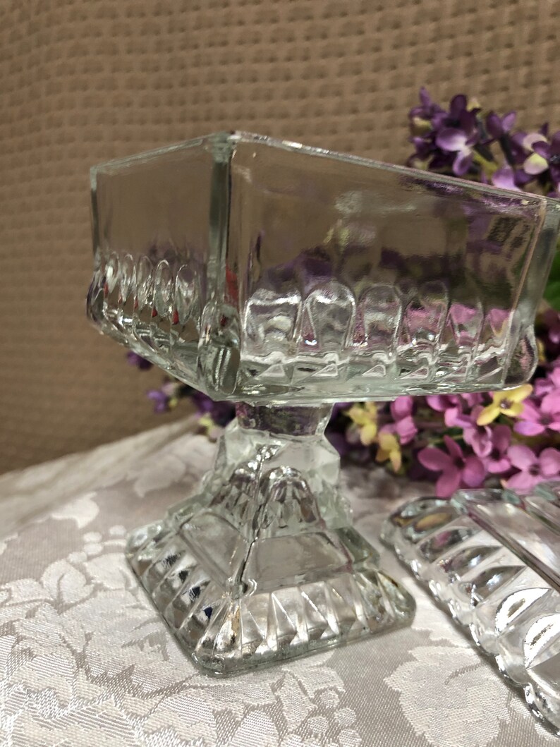 Small Jeanette Glass Candy Dish - Etsy
