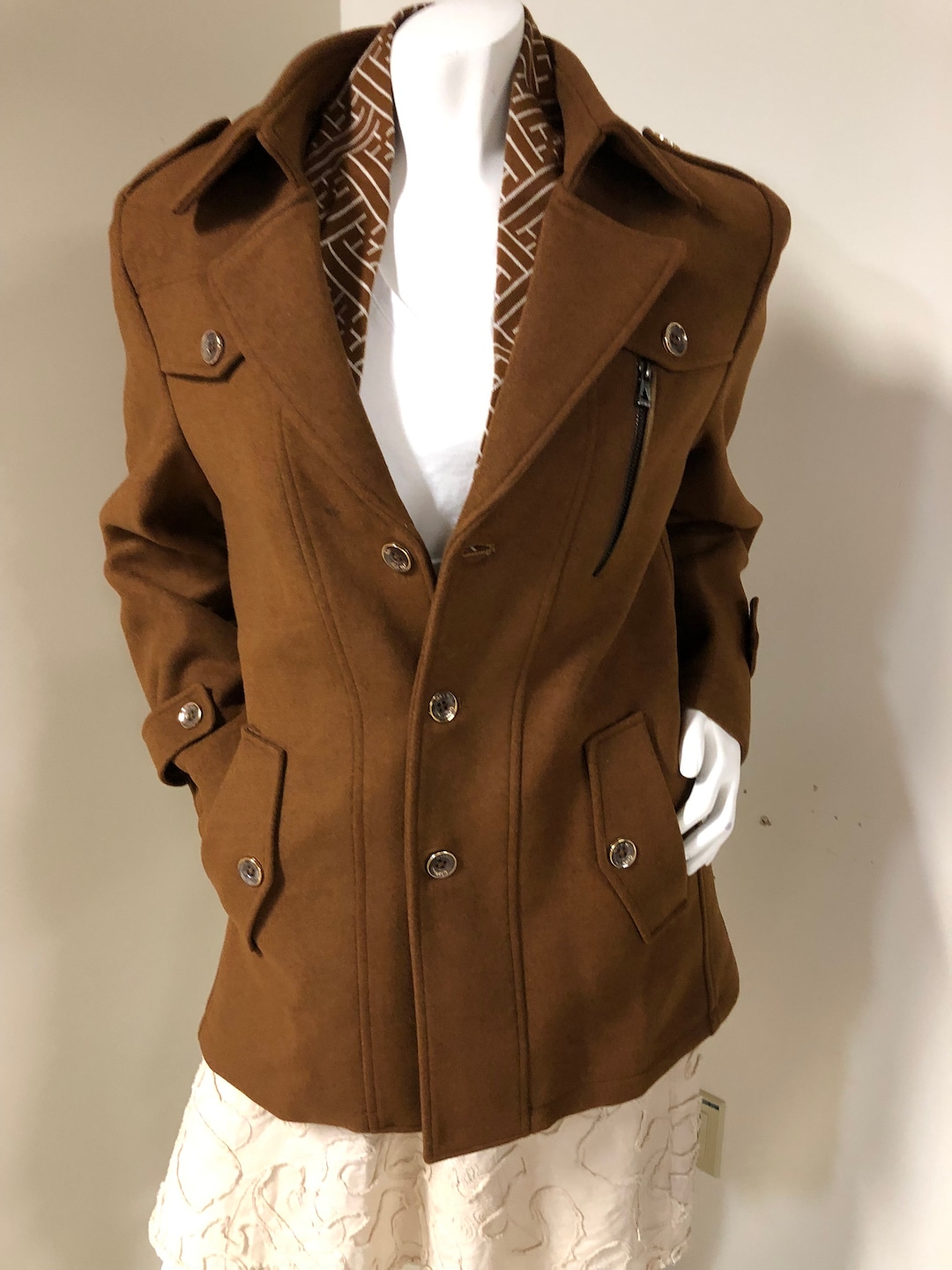Classic Fall/winter Wool Coat by Yage - Etsy