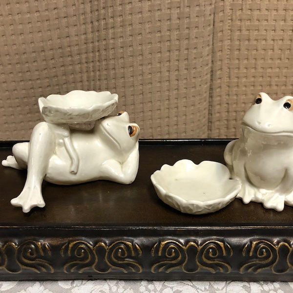 Porcelain Frog - Etsy