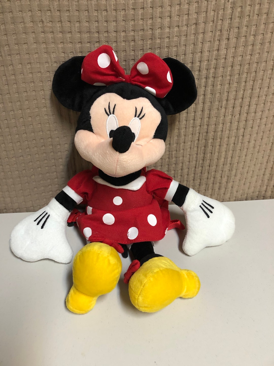 Genuine Minnie Mouse Plush Backpack From Disney - Etsy