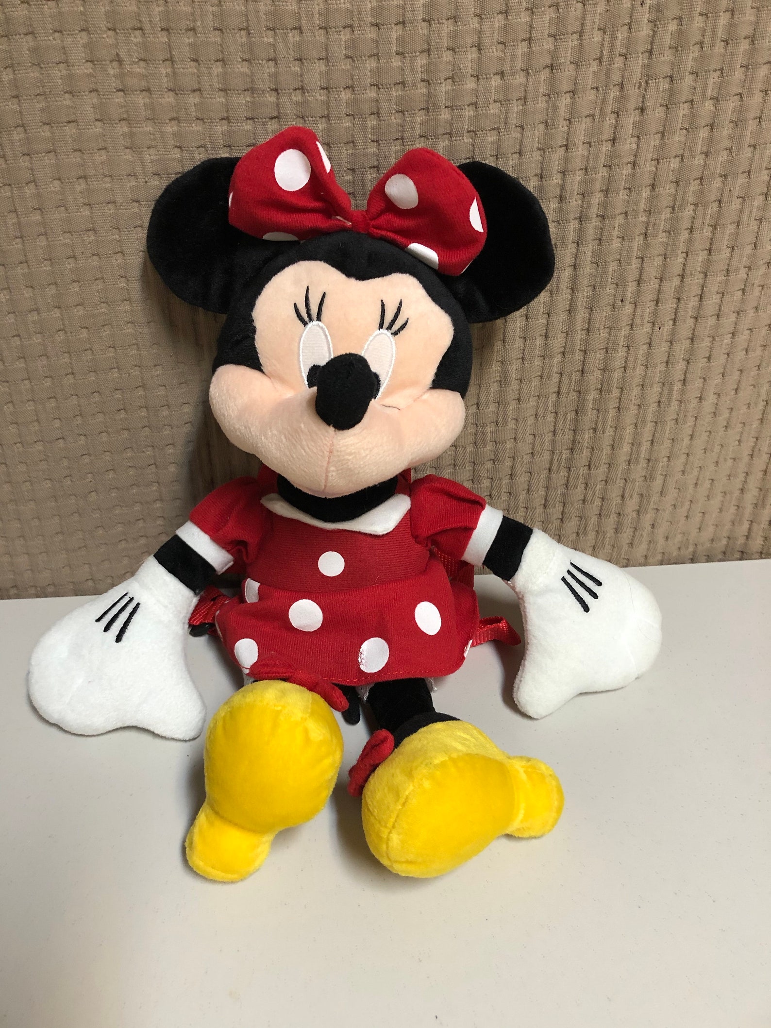 Genuine Minnie Mouse Plush Backpack From Disney | Etsy