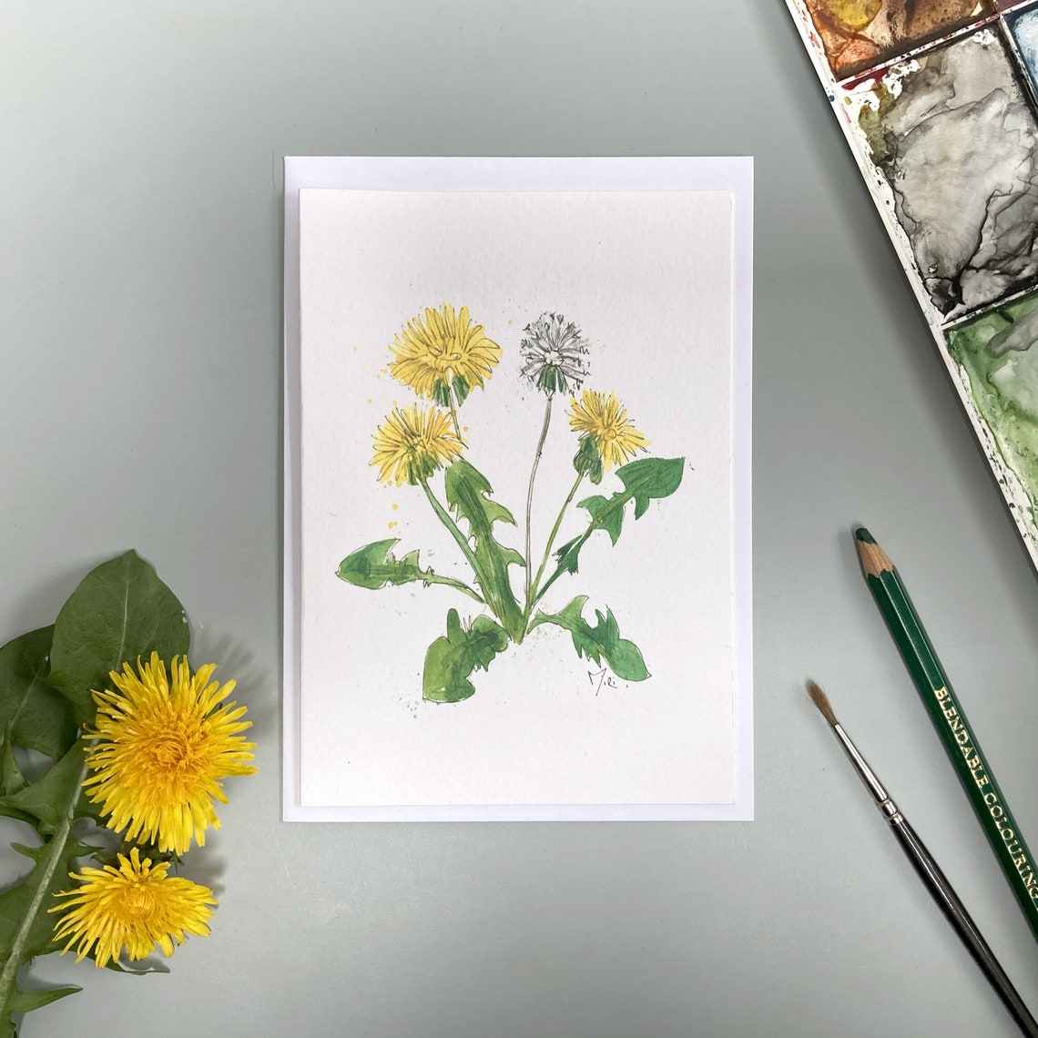 Daisy Card Birthday Daisy Card Personalsied Daisy Card - Etsy