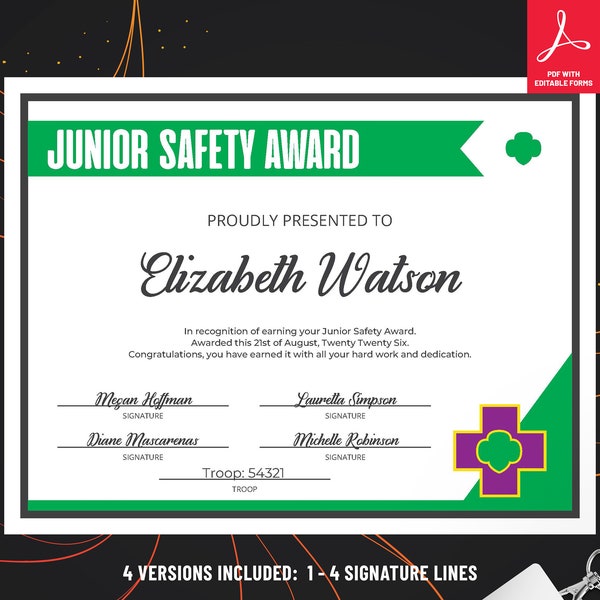 Junior Girl Scout Drawing Badge - Etsy