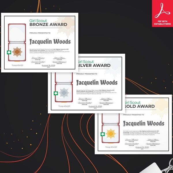 Girl Scout Bronze Award Svg - Etsy