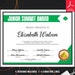 Girl Scout Junior Summit Award Certificate | PDF Template - Etsy