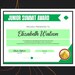 Girl Scout Junior Summit Award Certificate | PDF Template - Etsy