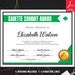 Girl Scout Cadette Summit Award Certificate PDF Template - Etsy