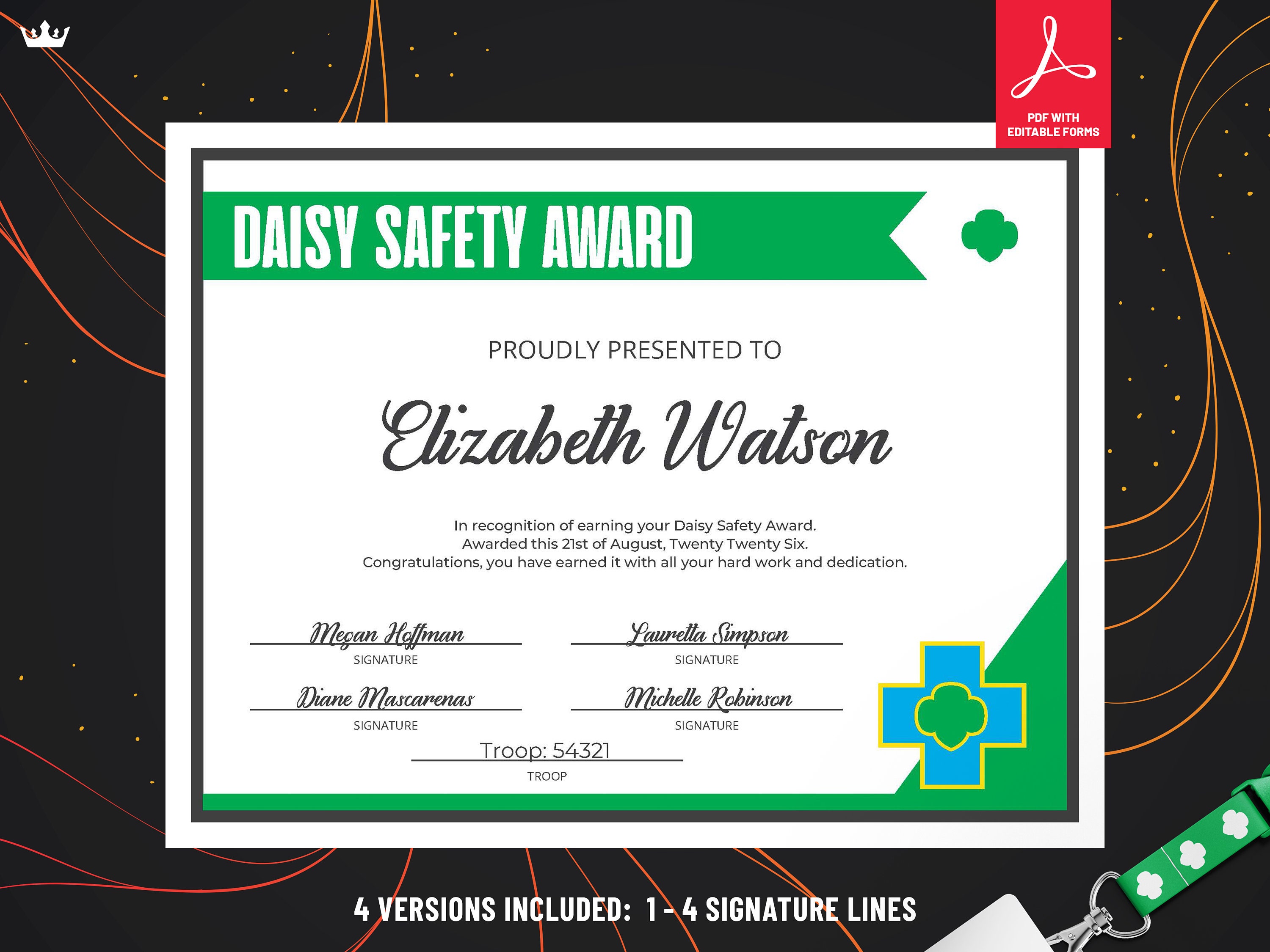 Safety Recognition Certificate Template