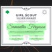 Girl Scout Silver Award Certificate | Printable PDF Template - Etsy Canada