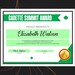 Girl Scout Cadette Summit Award Certificate PDF Template - Etsy