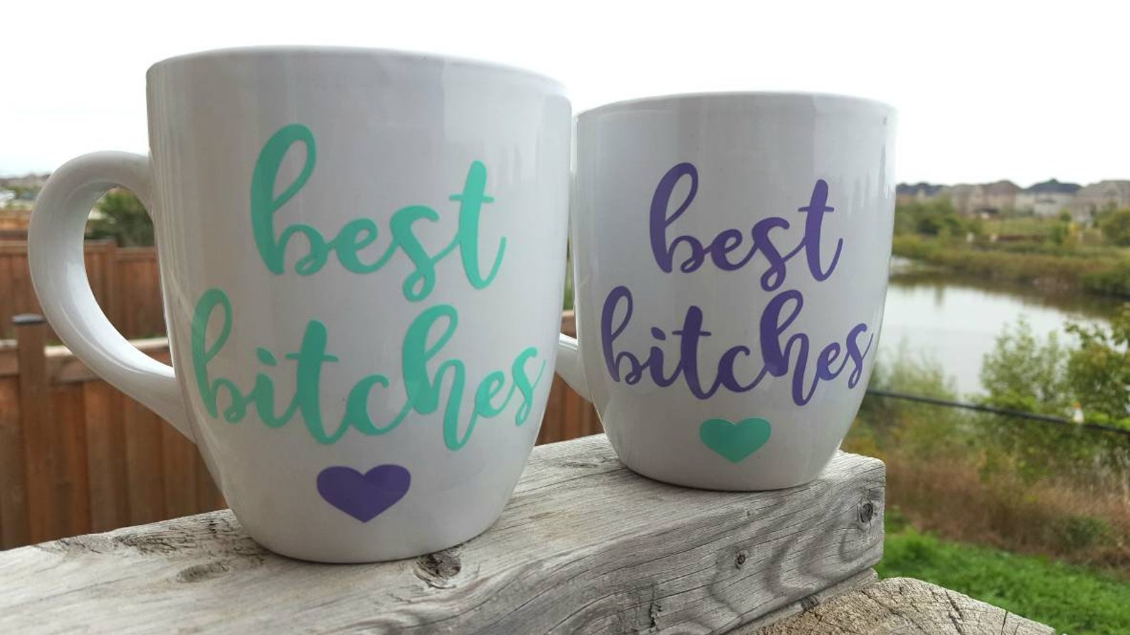 Best Friend Mugs Bff Mug Coffee Mug Tea Cup Birthday T Etsy