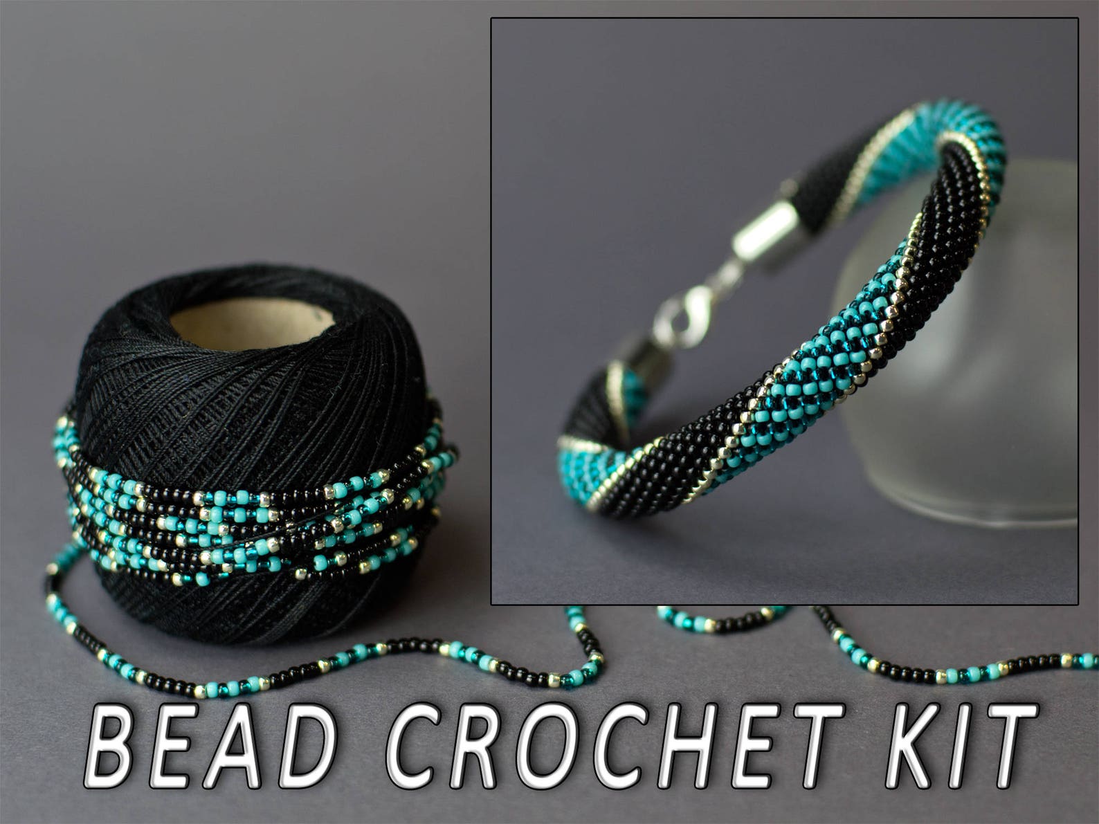 Bead Crochet DIY Kit Bracelet Seed Bead Bracelet Kit Diy | Etsy